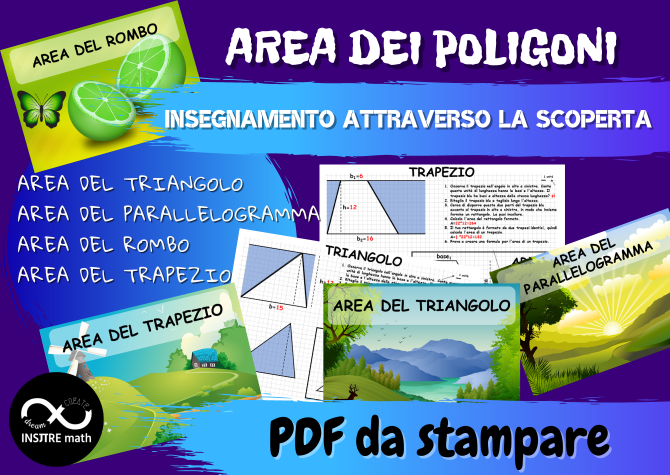 AREA DEI POLIGONI. Scoperta delle formule dell'area delle figure ...