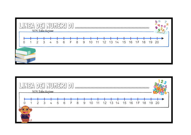 Linea dei numeri • Edudoro
