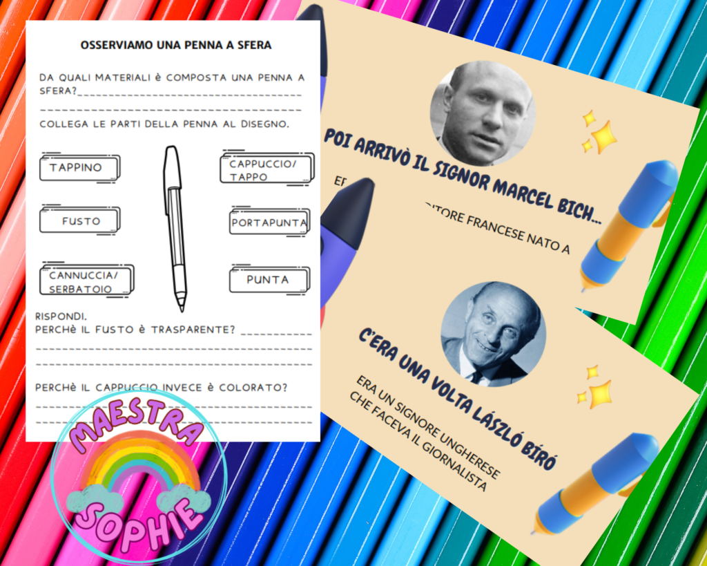 TECNOLOGIA: Storia della penna a sfera con attività • Edudoro