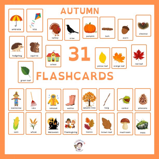 Autumn Flashcards • Edudoro
