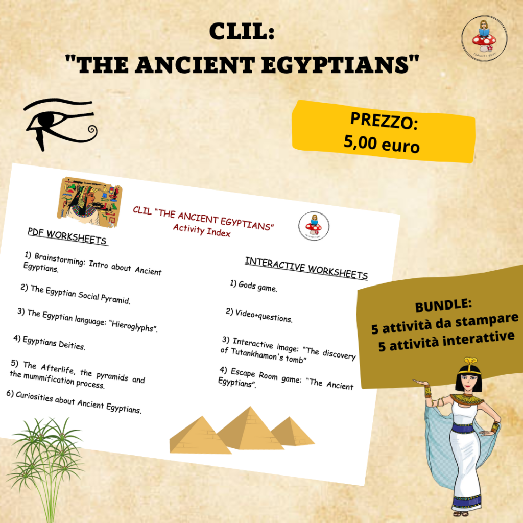 BUNDLE CLIL "The Ancient Egyptians" • Edudoro