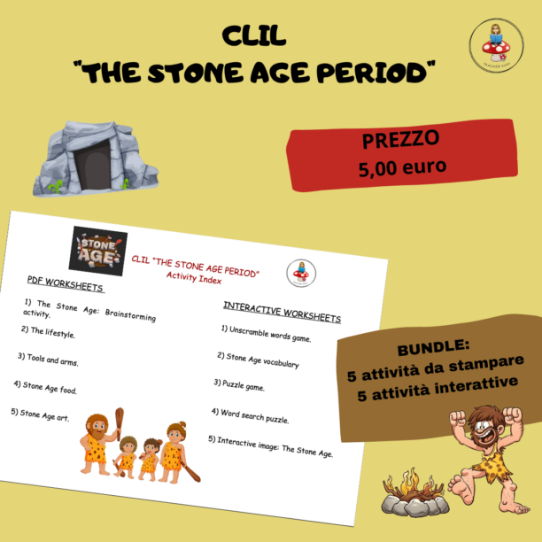 BUNDLE CLIL "The Stone Age" • Edudoro
