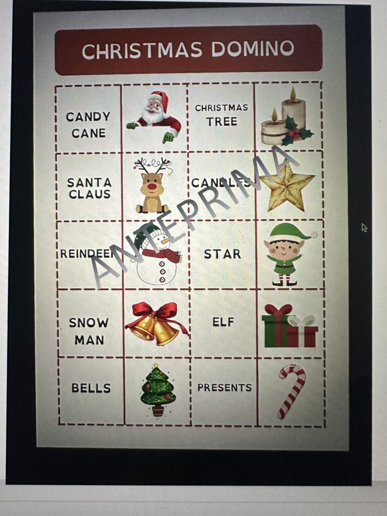 Christmas Domino • Edudoro