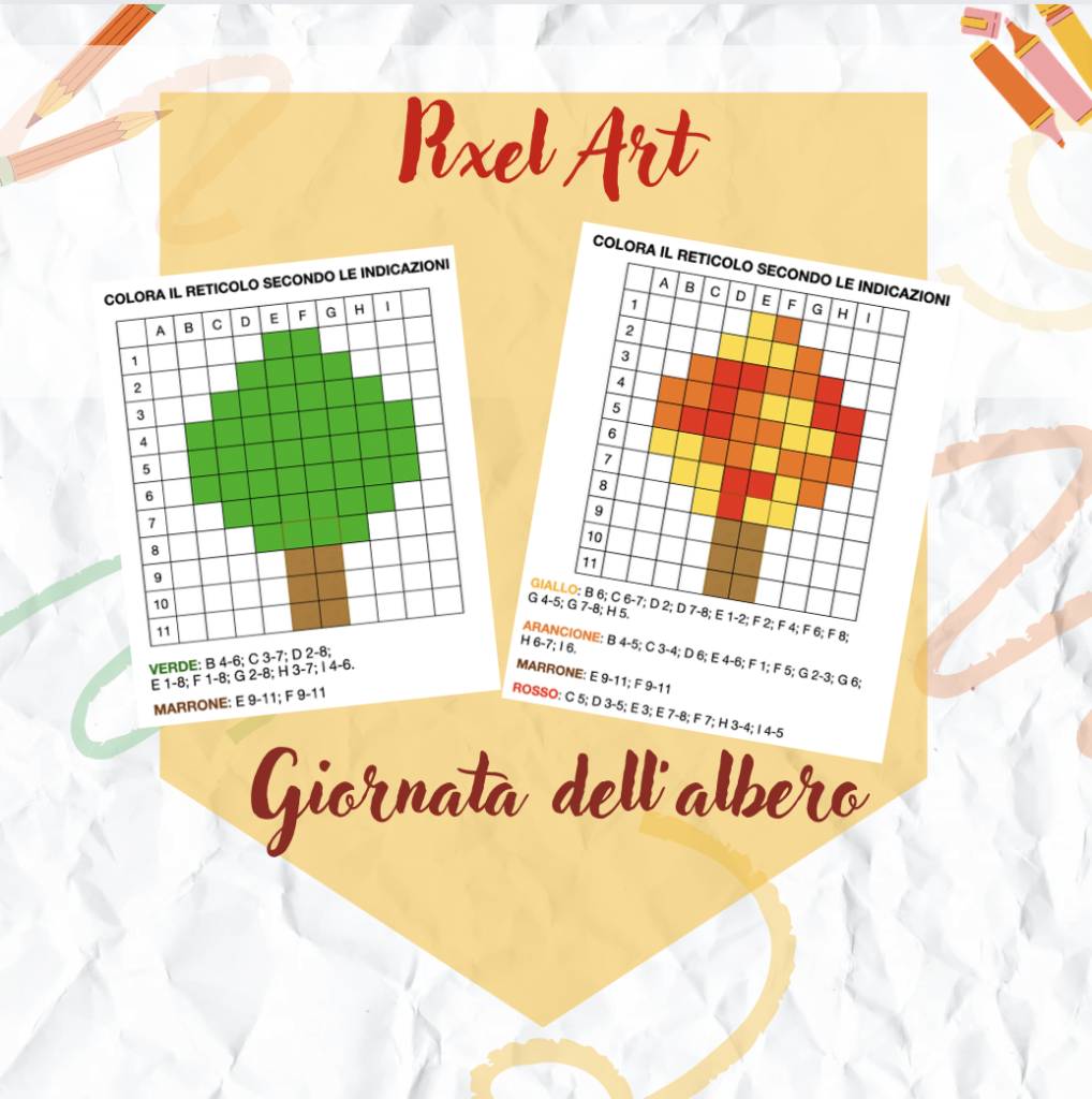 Pixel art - Giornata dell'albero - Autunno • Edudoro