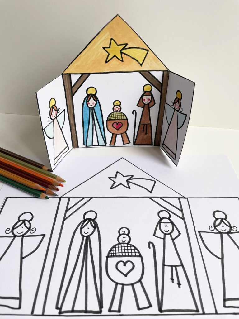 IL PRESEPE DA COLORARE • Edudoro
