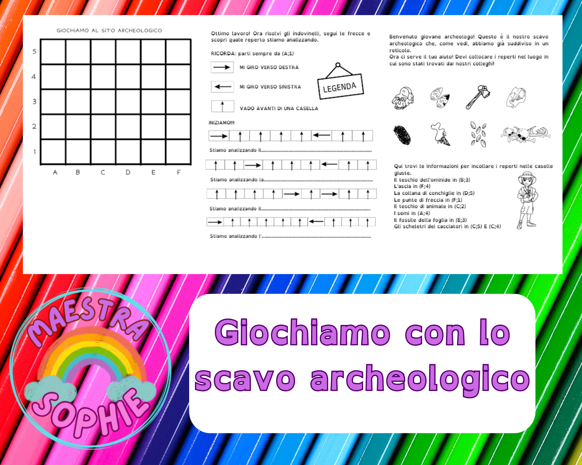 Giochiamo nel sito archeologico - Coding • Edudoro