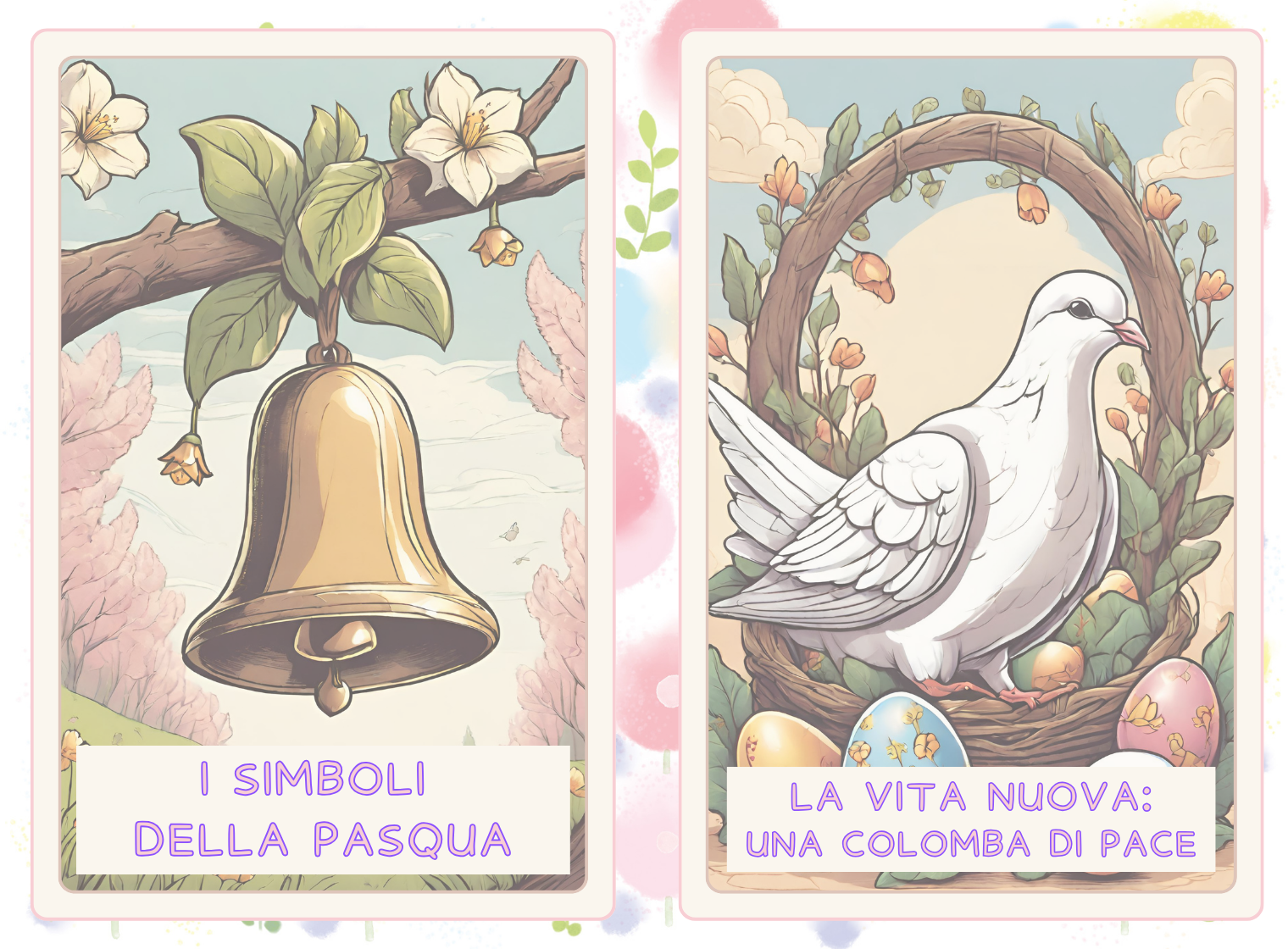 Le carte dei simboli pasquali • Edudoro