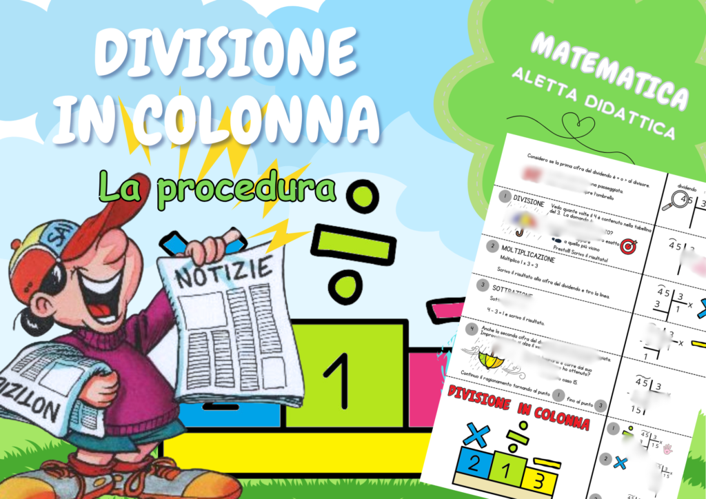 Divisione in colonna a una cifra. La procedura • Edudoro