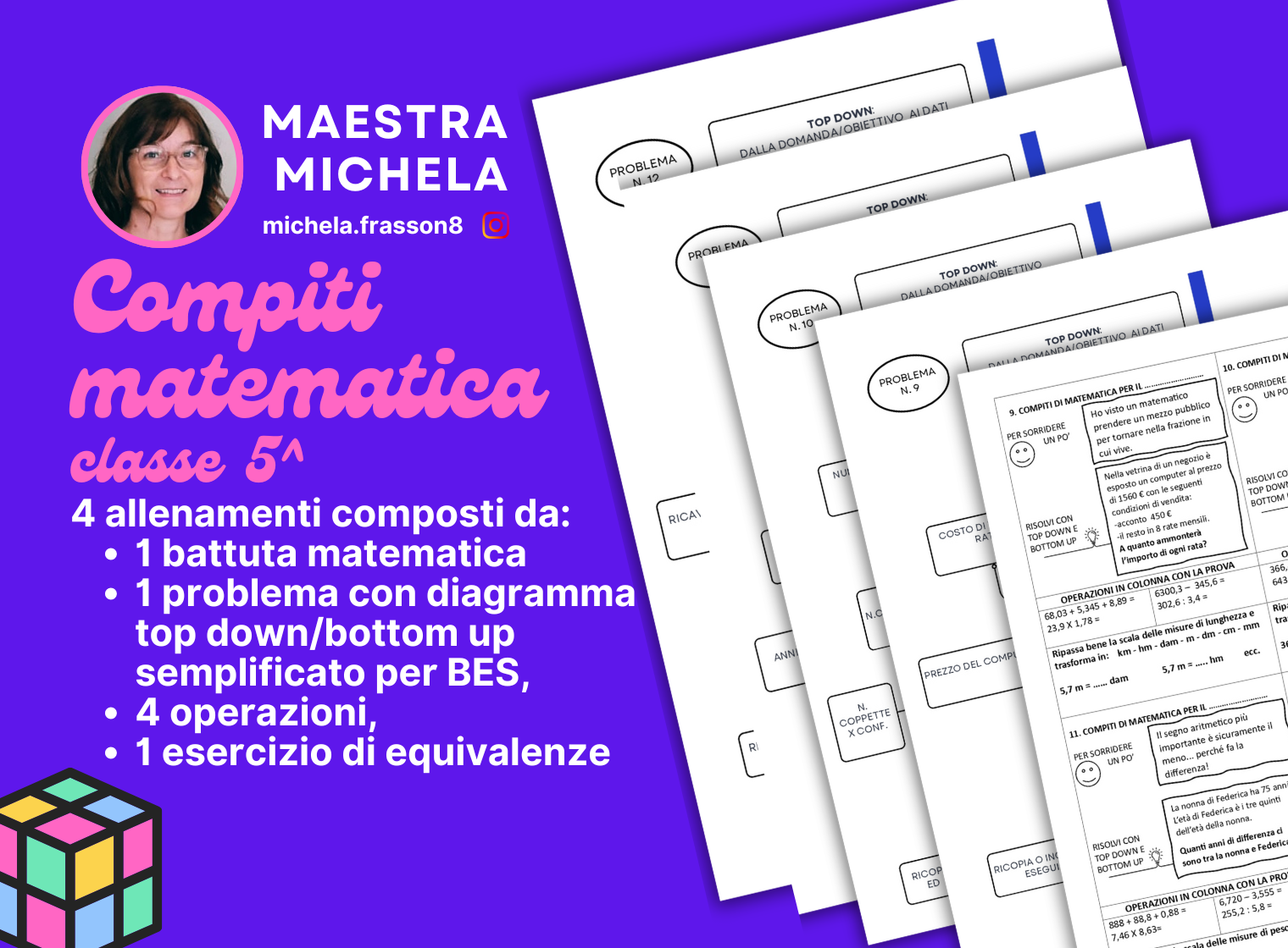Compiti di matematica classe quinta • Edudoro
