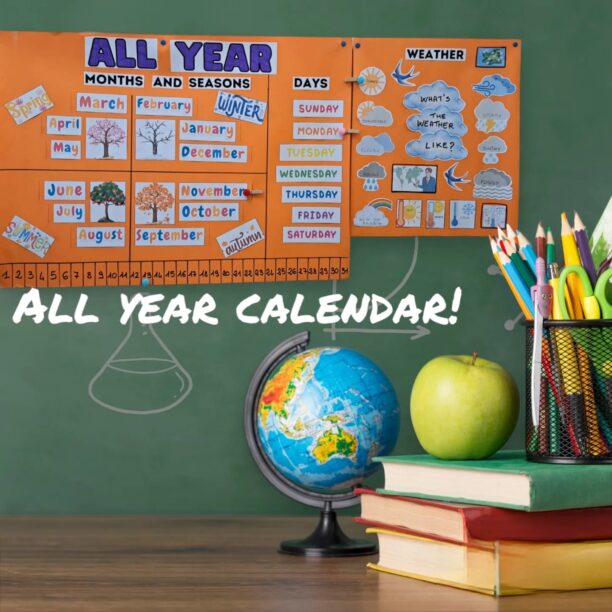 All Year Calendar • Edudoro