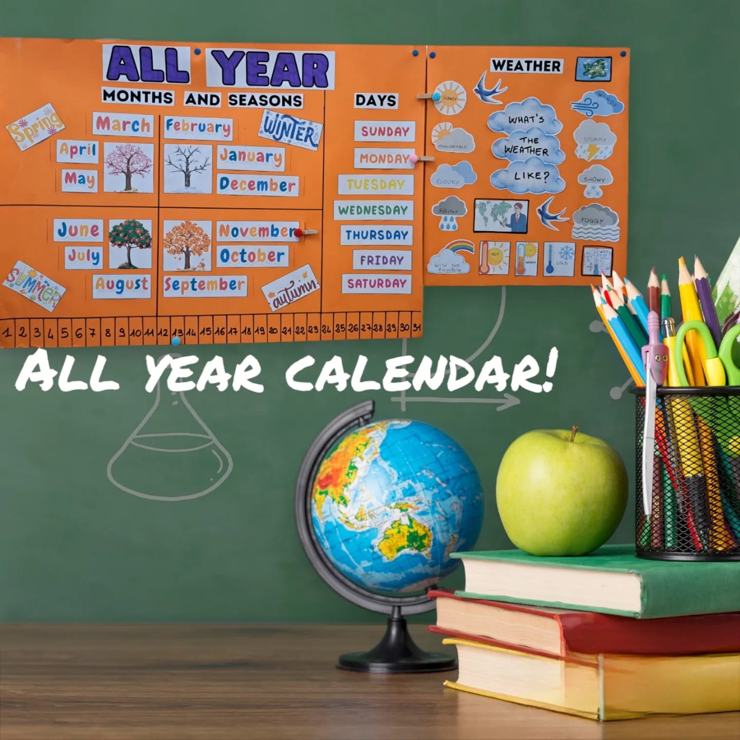 All Year Calendar • Edudoro