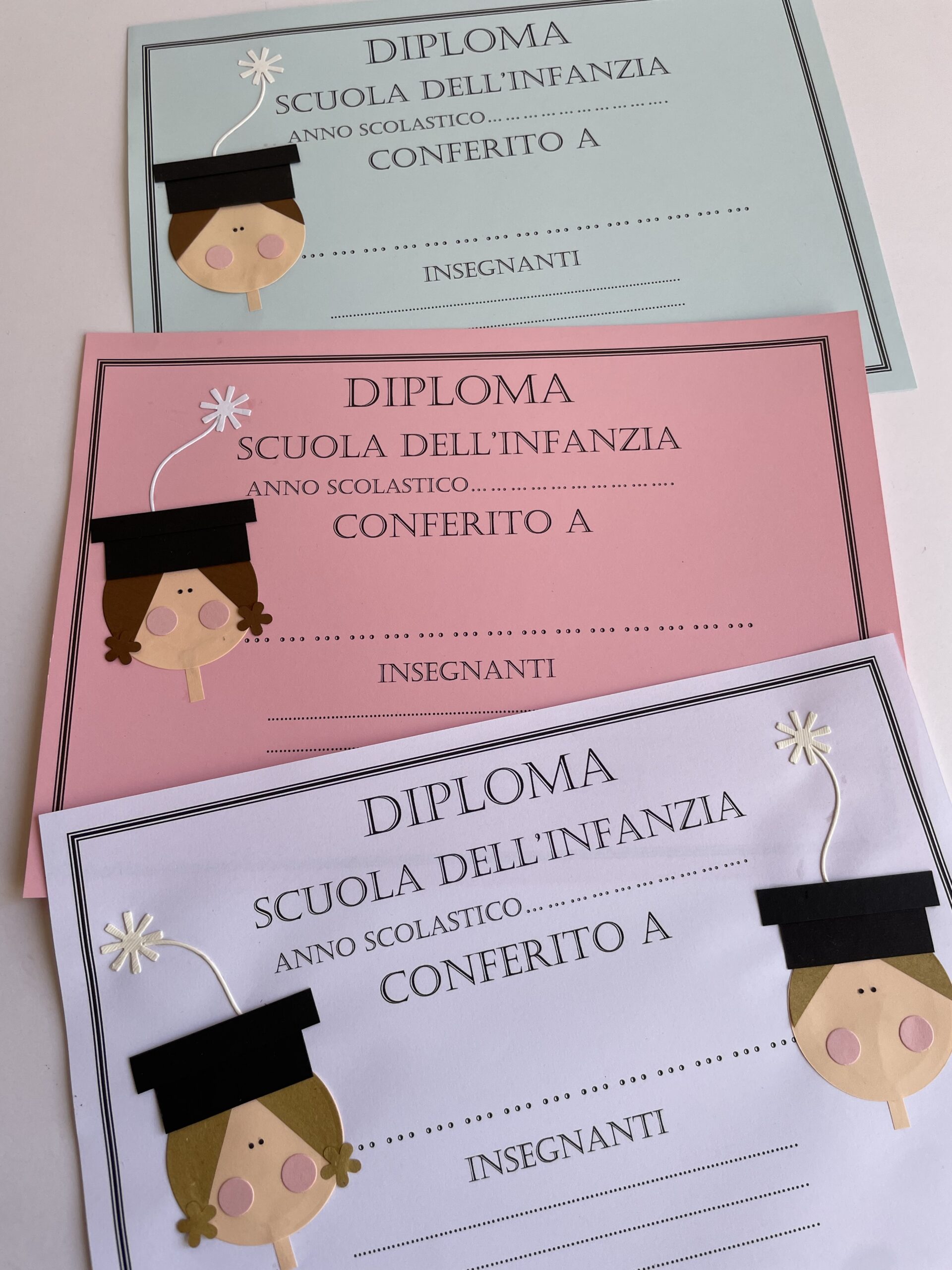 DIPLOMI di fine anno PER LA SCUOLA DELL'INFANZIA • Edudoro