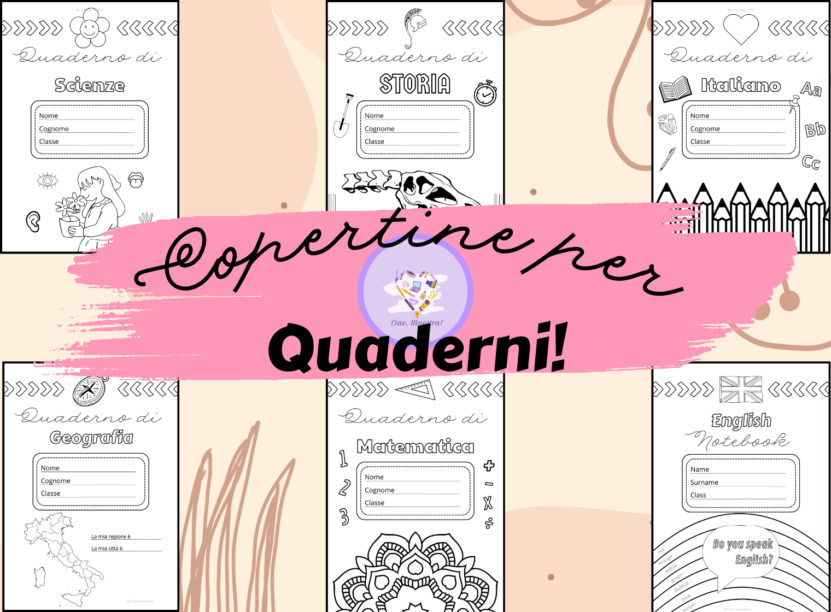 Copertine per quaderni - back to school • Edudoro