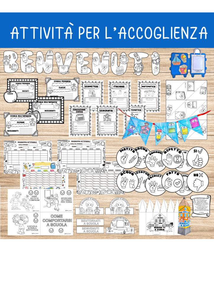 Attività per l'accoglienza - scuola primaria e dell'infanzia • Edudoro