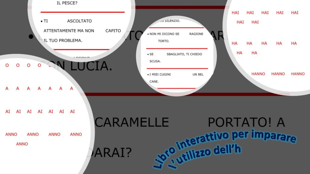 Librone per imparare ad utilizzare in maniera corretta l'h • Edudoro