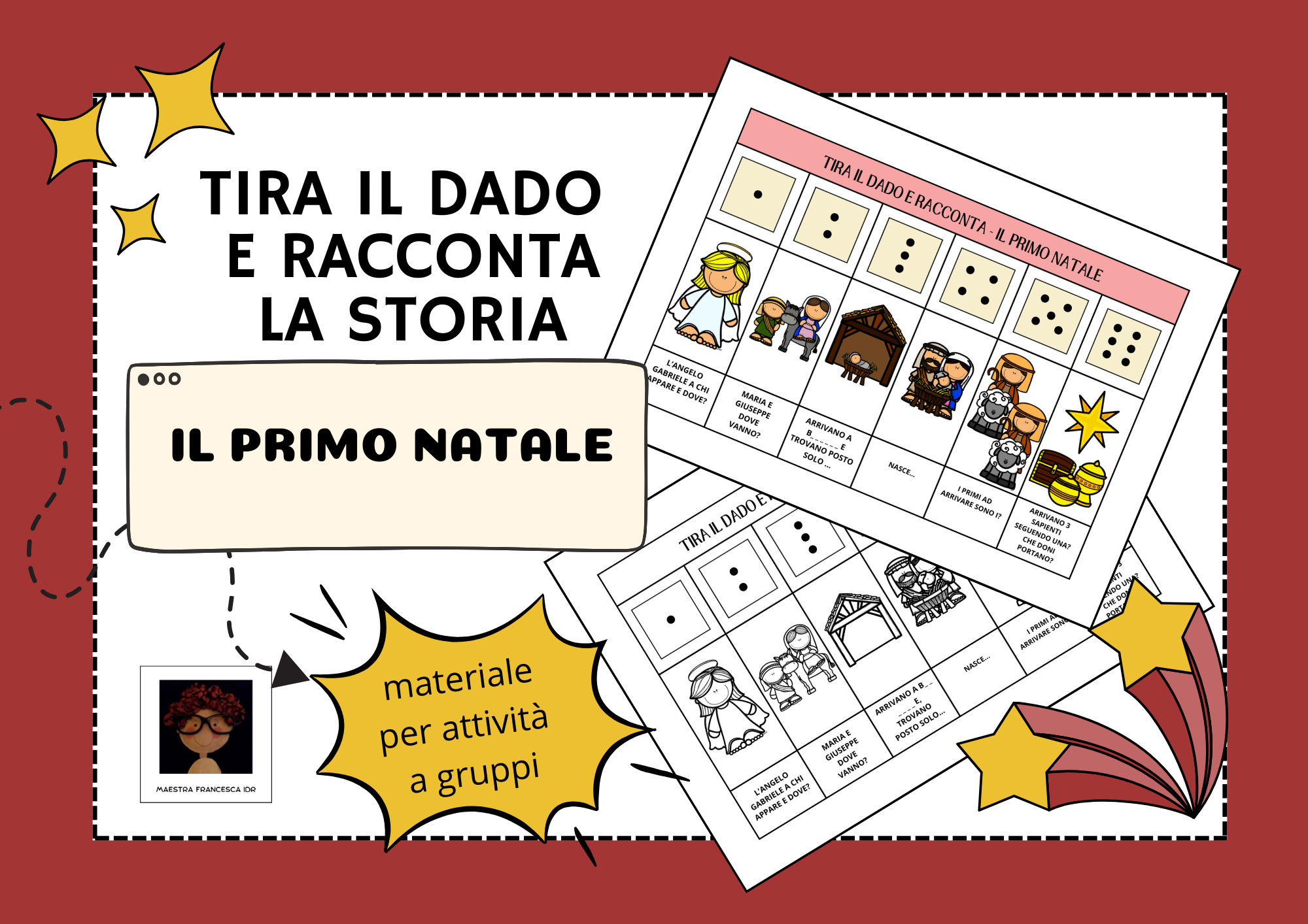 TIRA IL DADO E RACCONTA LA STORIA - IL PRIMO NATALE • Edudoro