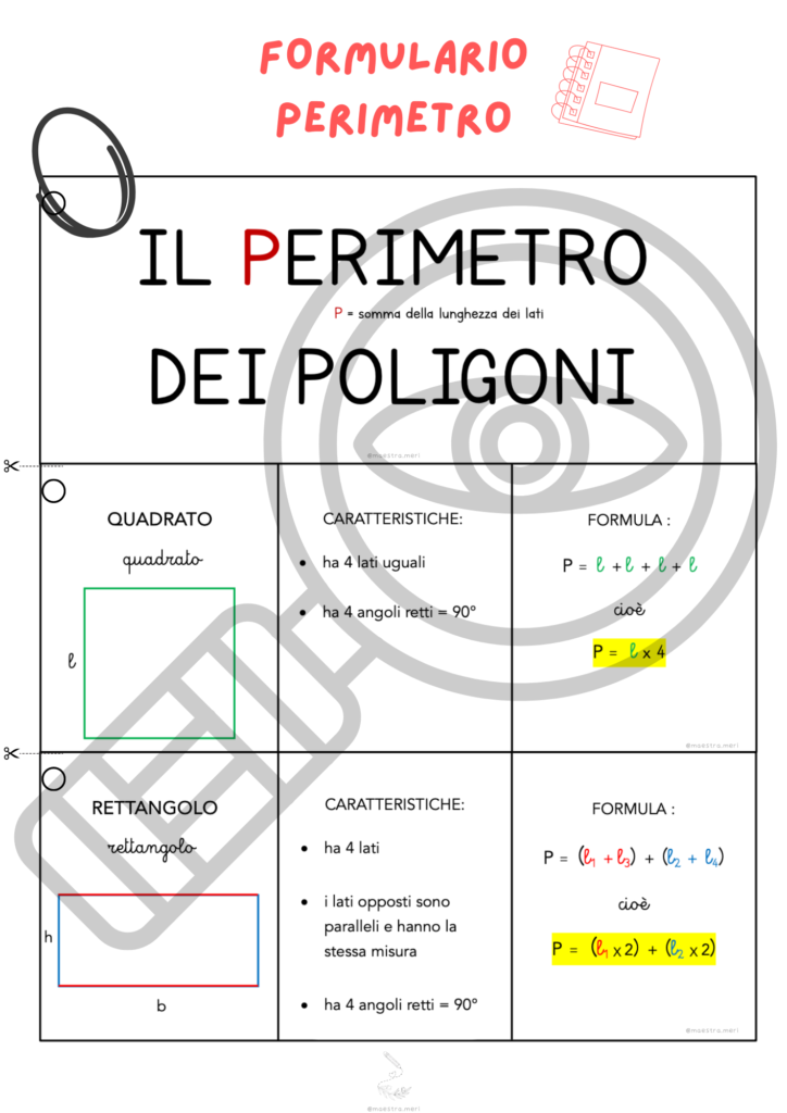 Formulario perimetro poligoni • Edudoro