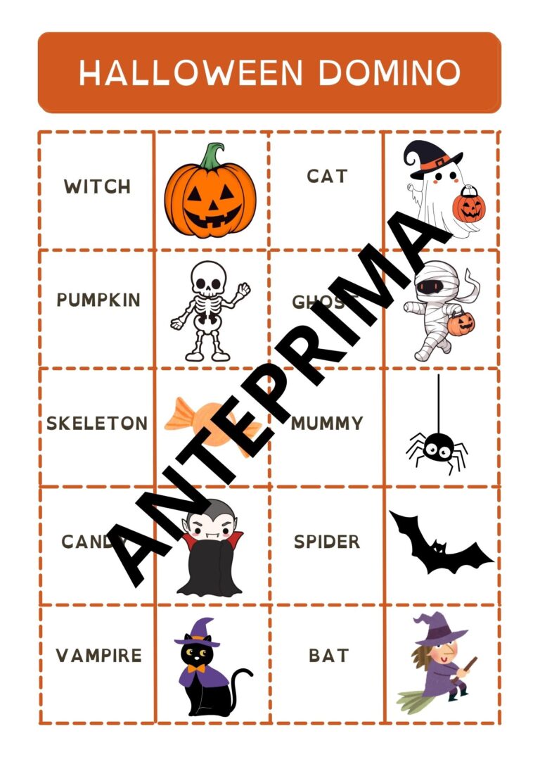 Halloween Domino • Edudoro