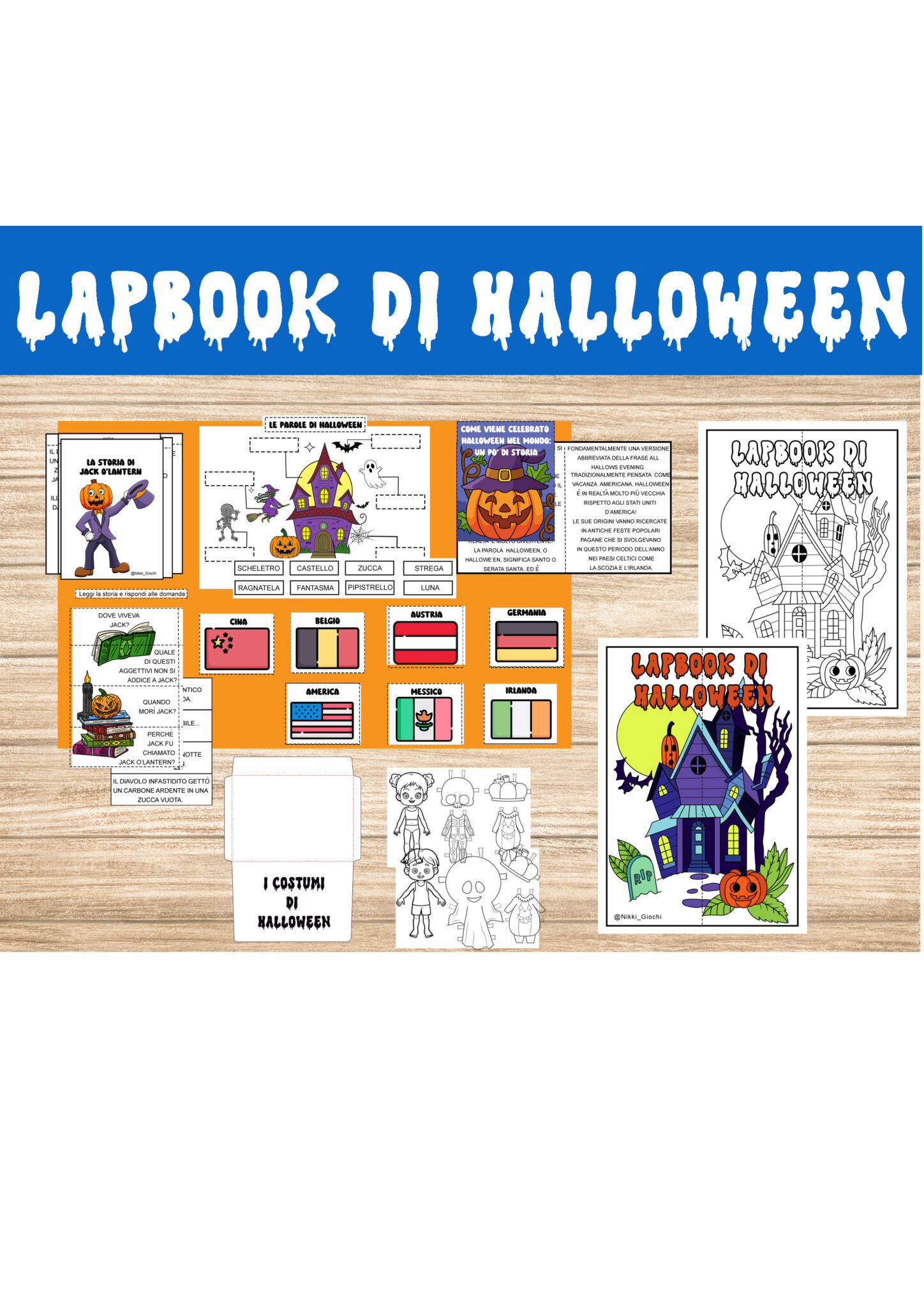 Lapbook di Halloween • Edudoro