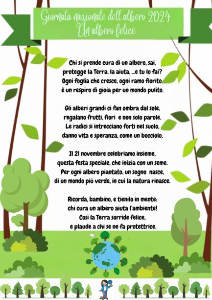 Giornata nazionale dell'albero 2024- Un albero felice • Edudoro