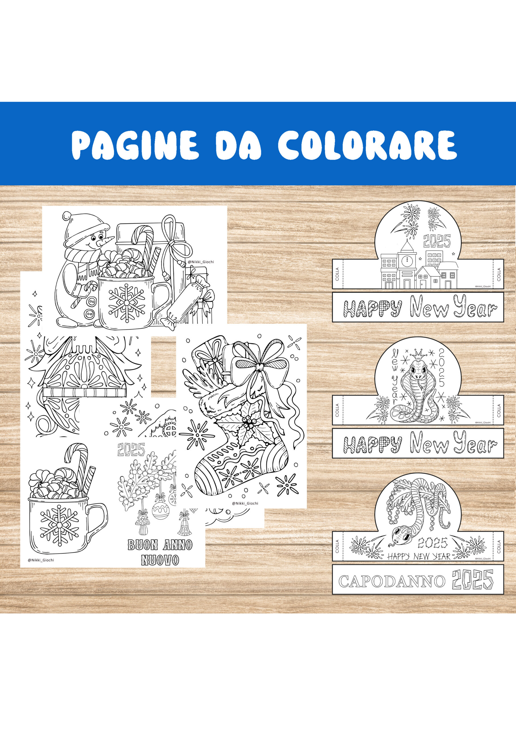 Pagine Da Colorare Capodanno 2024
