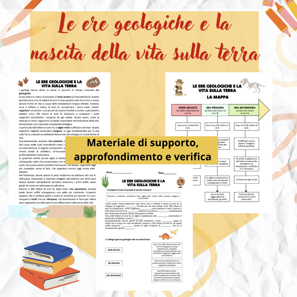 Le ere geologiche e la nascita della vita sulla Terra - classe terza ...