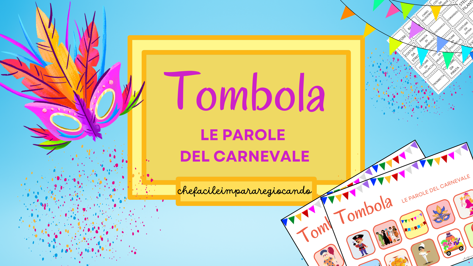 CARNEVALE : TOMBOLA - VIDEO • Edudoro