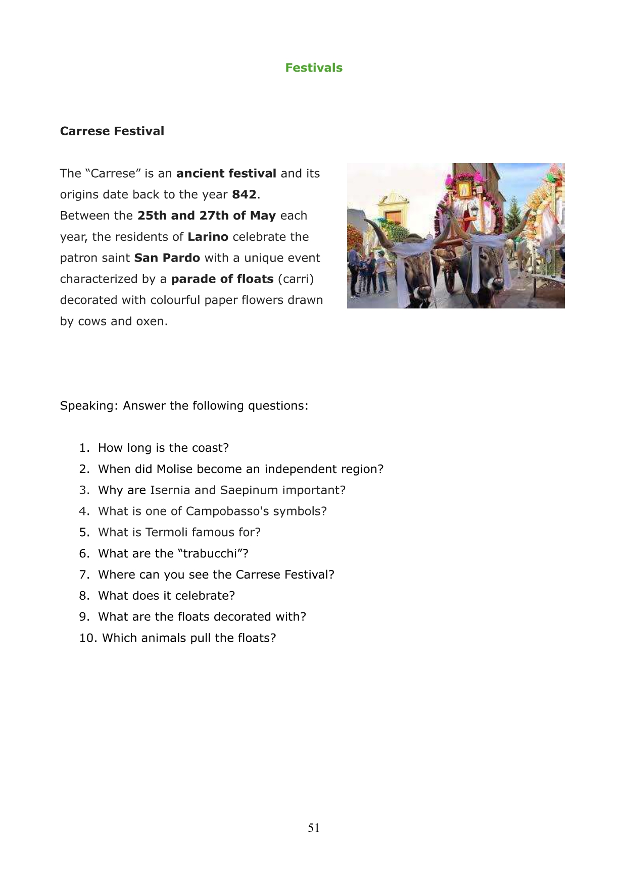 CLIL Geography Year 5: Italy and its Southern Regions - L'italia e le ...