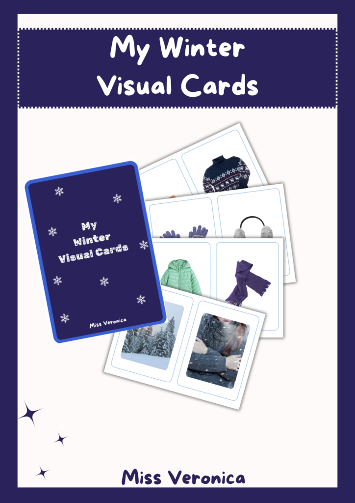My Winter clothes (Visual Cards) • Edudoro