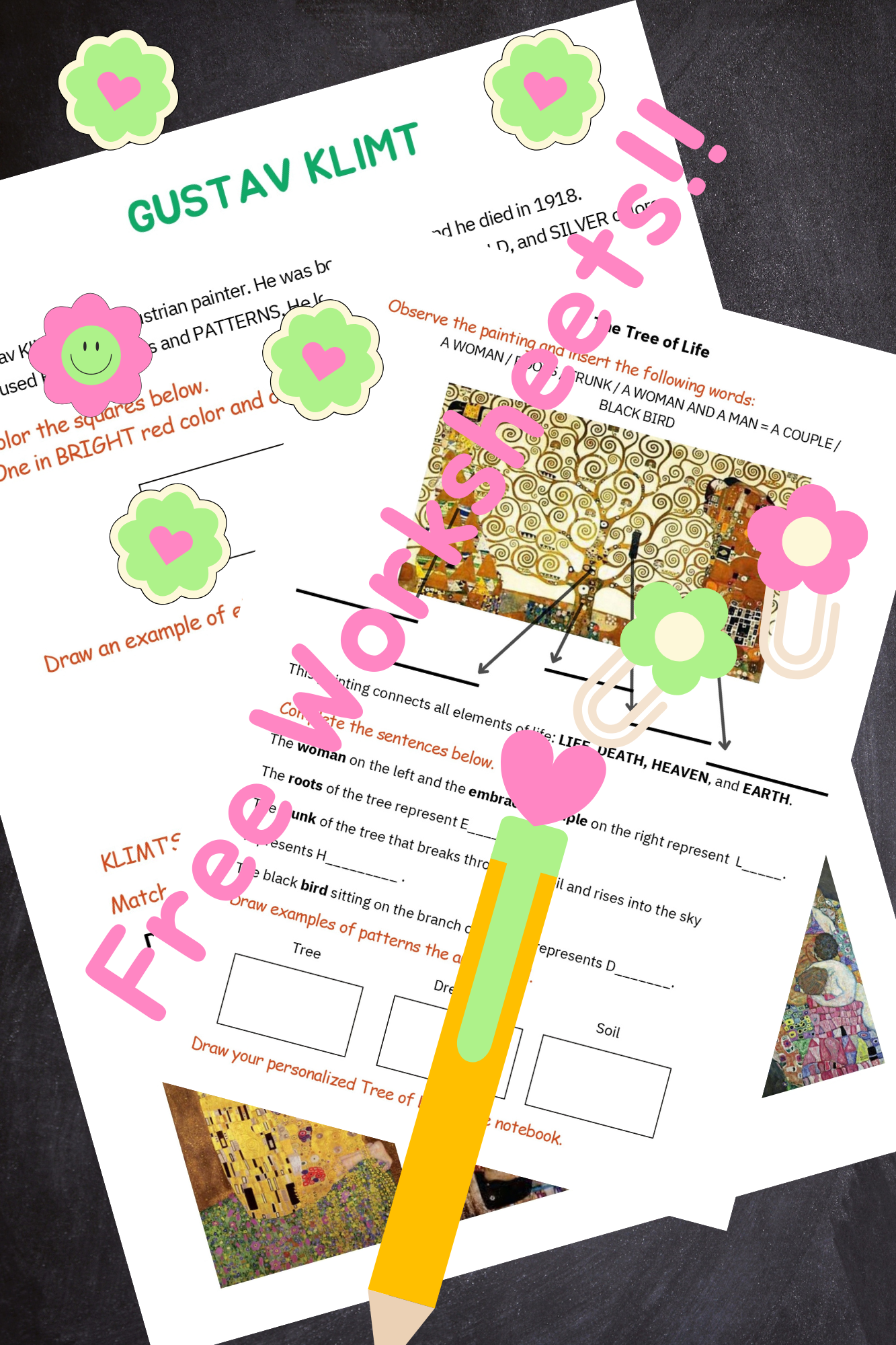 Clil - Primary School - Art; Gustav Klimt • Edudoro