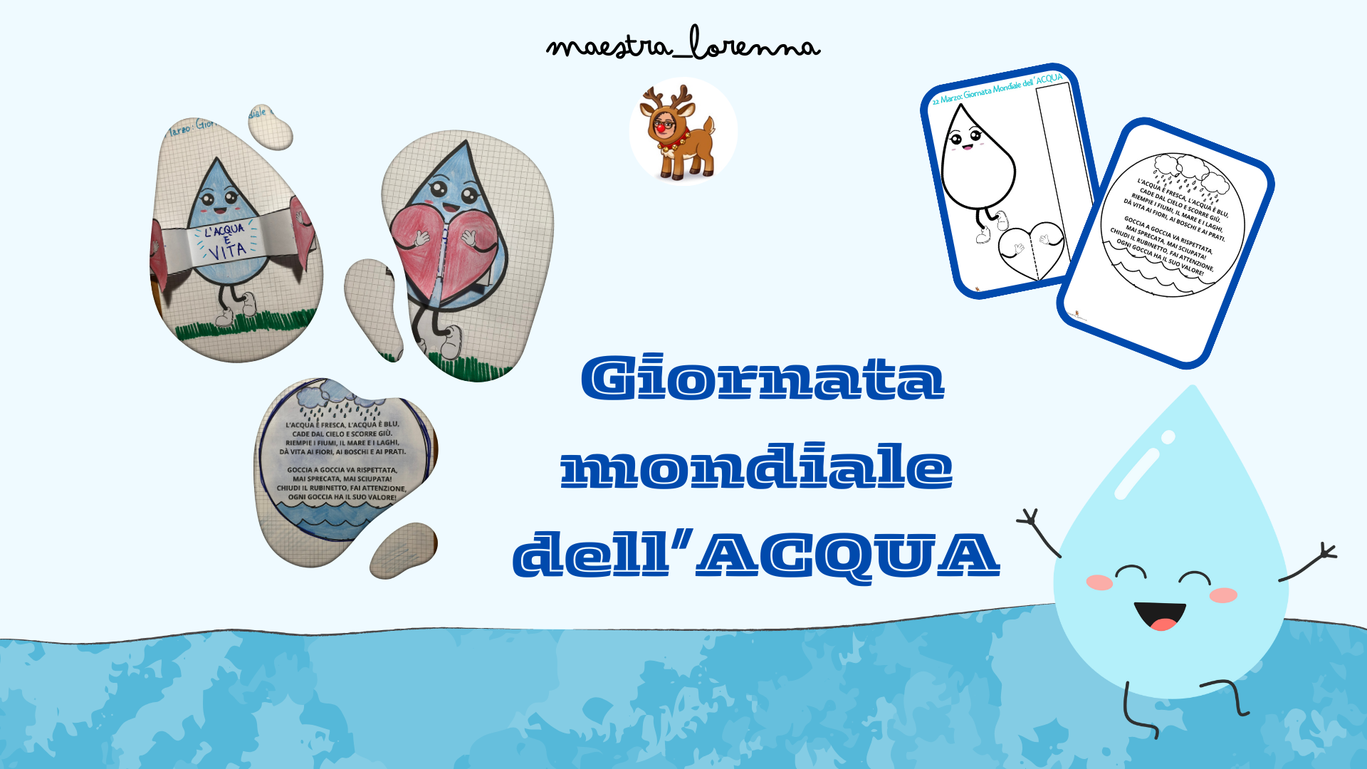 Brillina la gocciolina: giornata mondiale dell'acqua • Edudoro