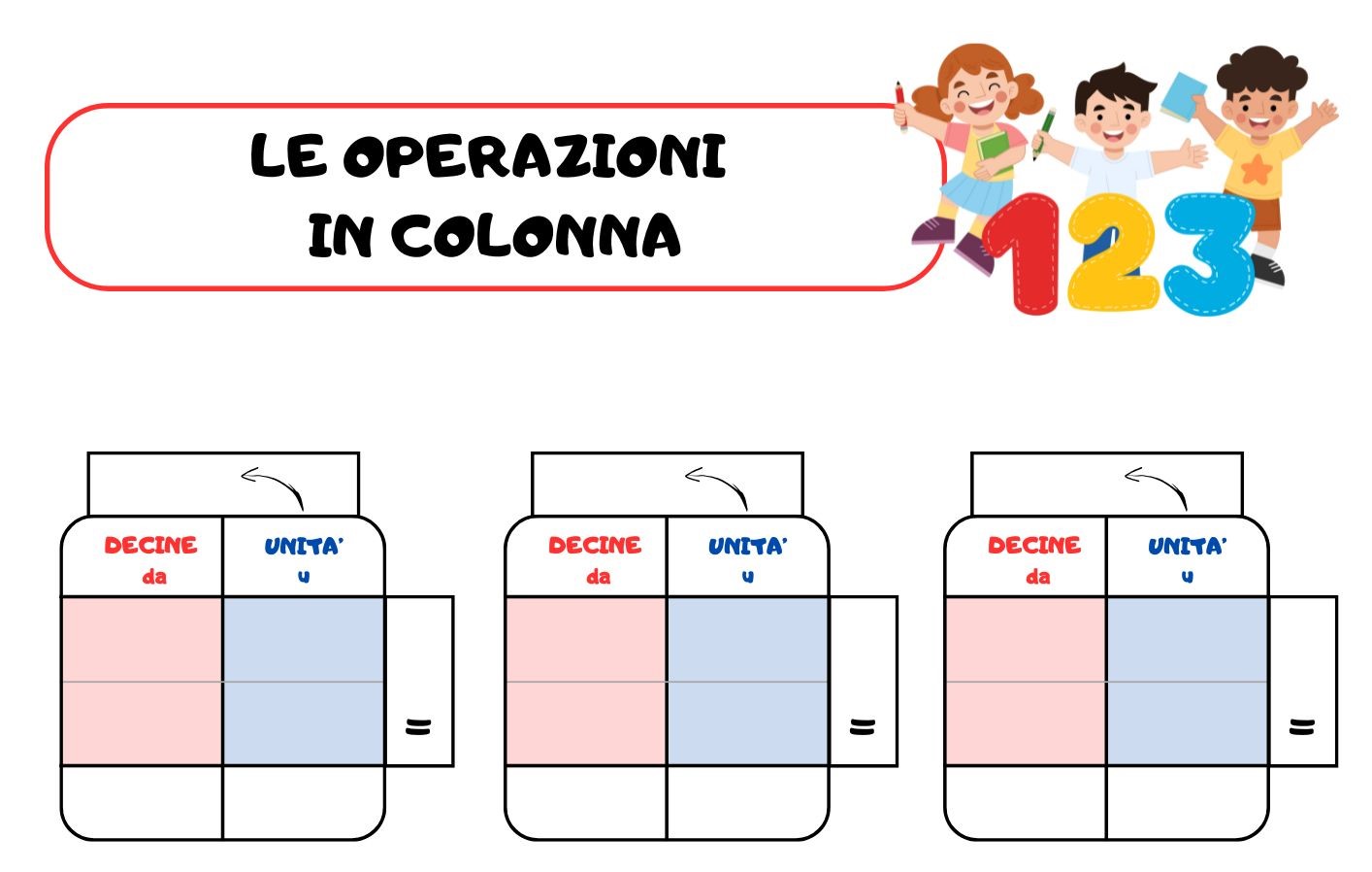 Operazioni in colonna • Edudoro