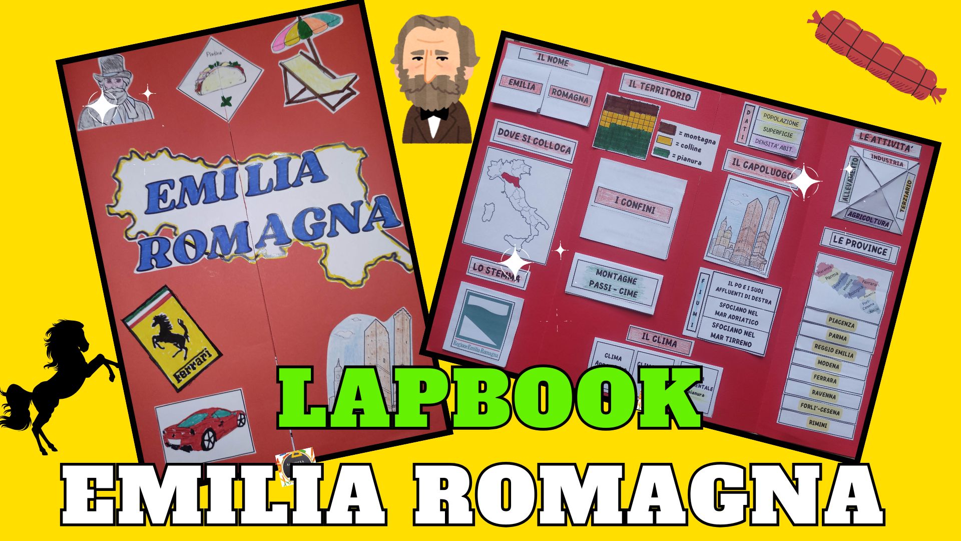 LAPBOOK REGIONE EMILIA ROMAGNA - Le regioni dell'Italia settentrionale ...