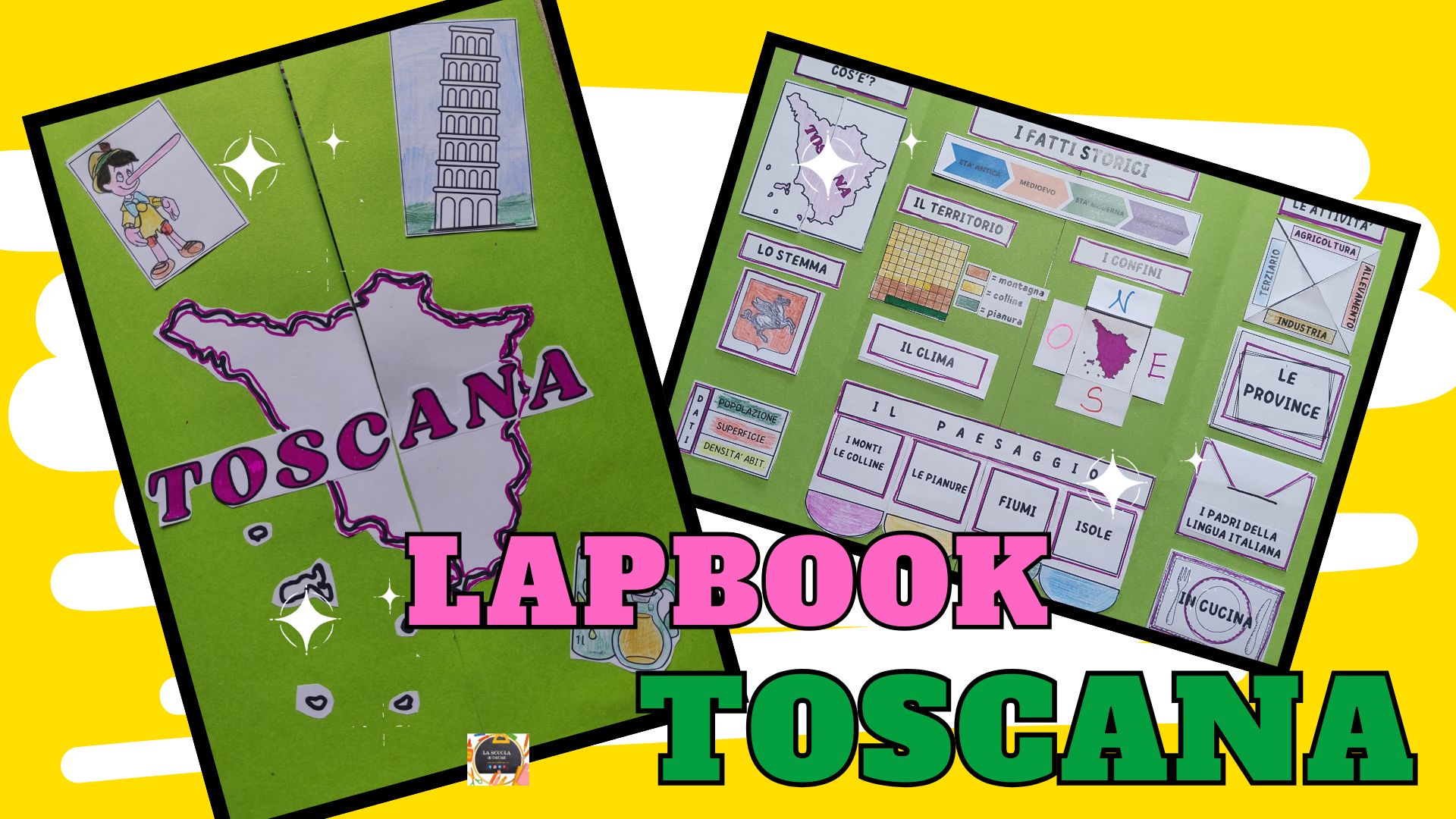 LAPBOOK LA TOSCANA - Le regioni dell'Italia centrale - • Edudoro