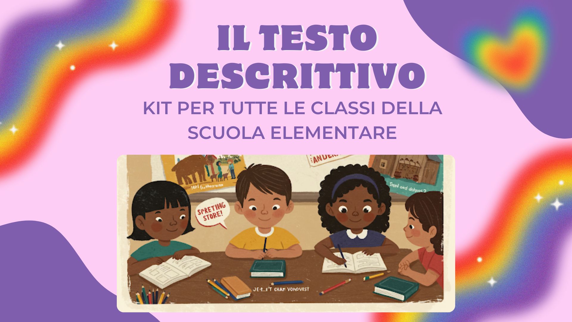 Il testo descrittivo_pacchetto scuola elementare • Edudoro