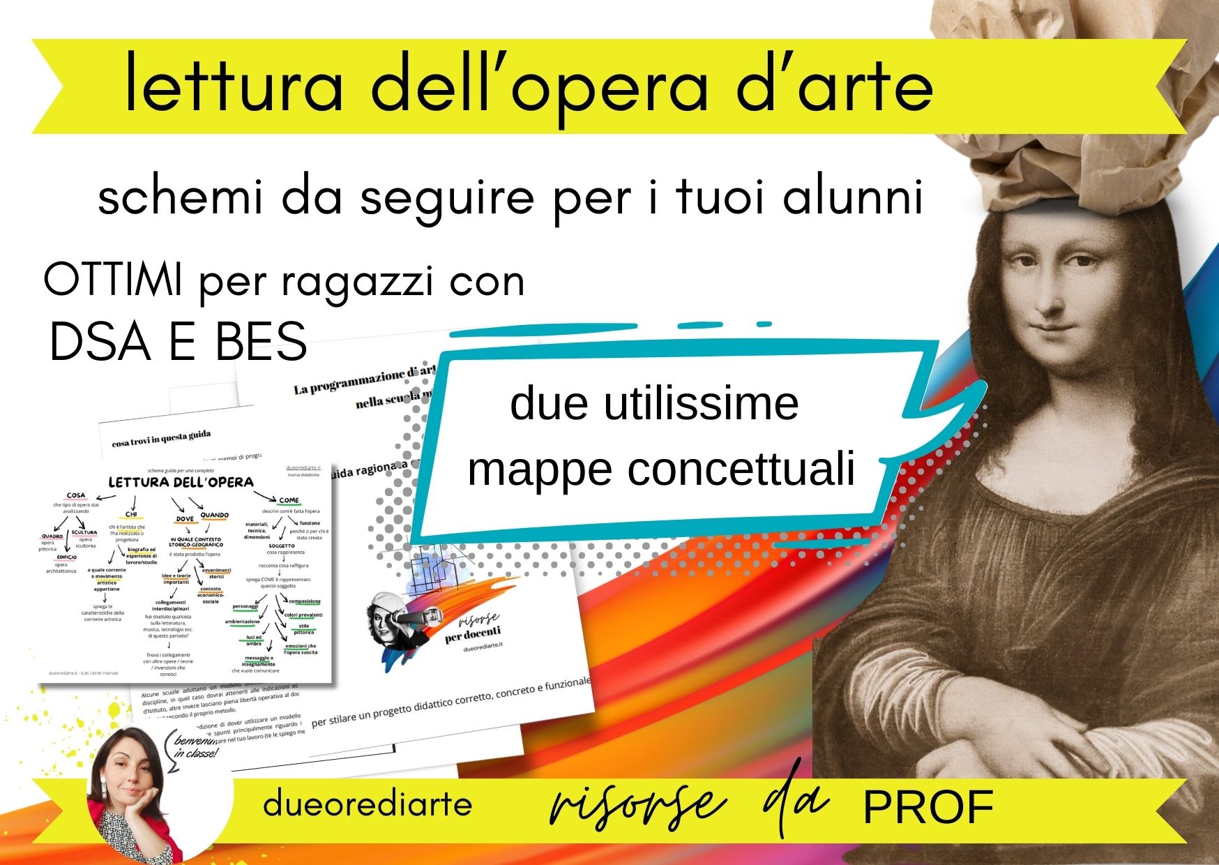 Lettura dell'opera d'arte - schema guida • Edudoro
