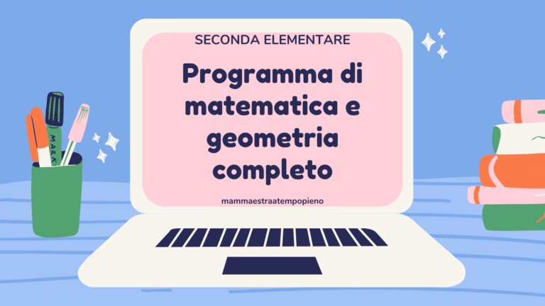 PROGRAMMA COMPLETO di matematica per la seconda elementare • Edudoro