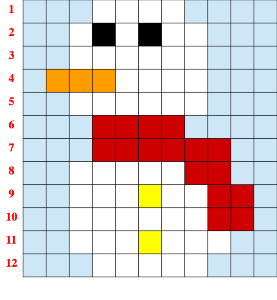 Pixel Art - L'inverno • Edudoro