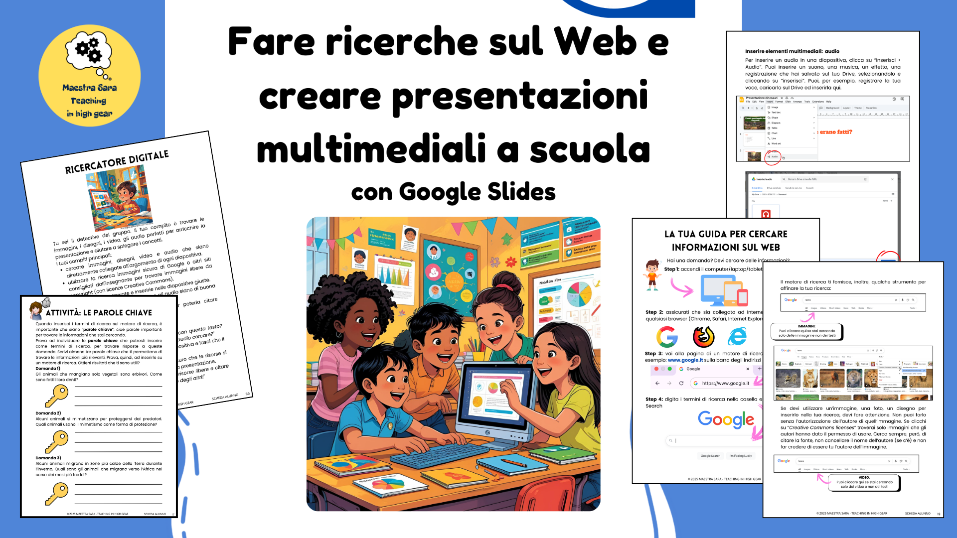 Fare ricerche sul web e creare presentazioni multimediali in classe con Google Slides • Edudoro
