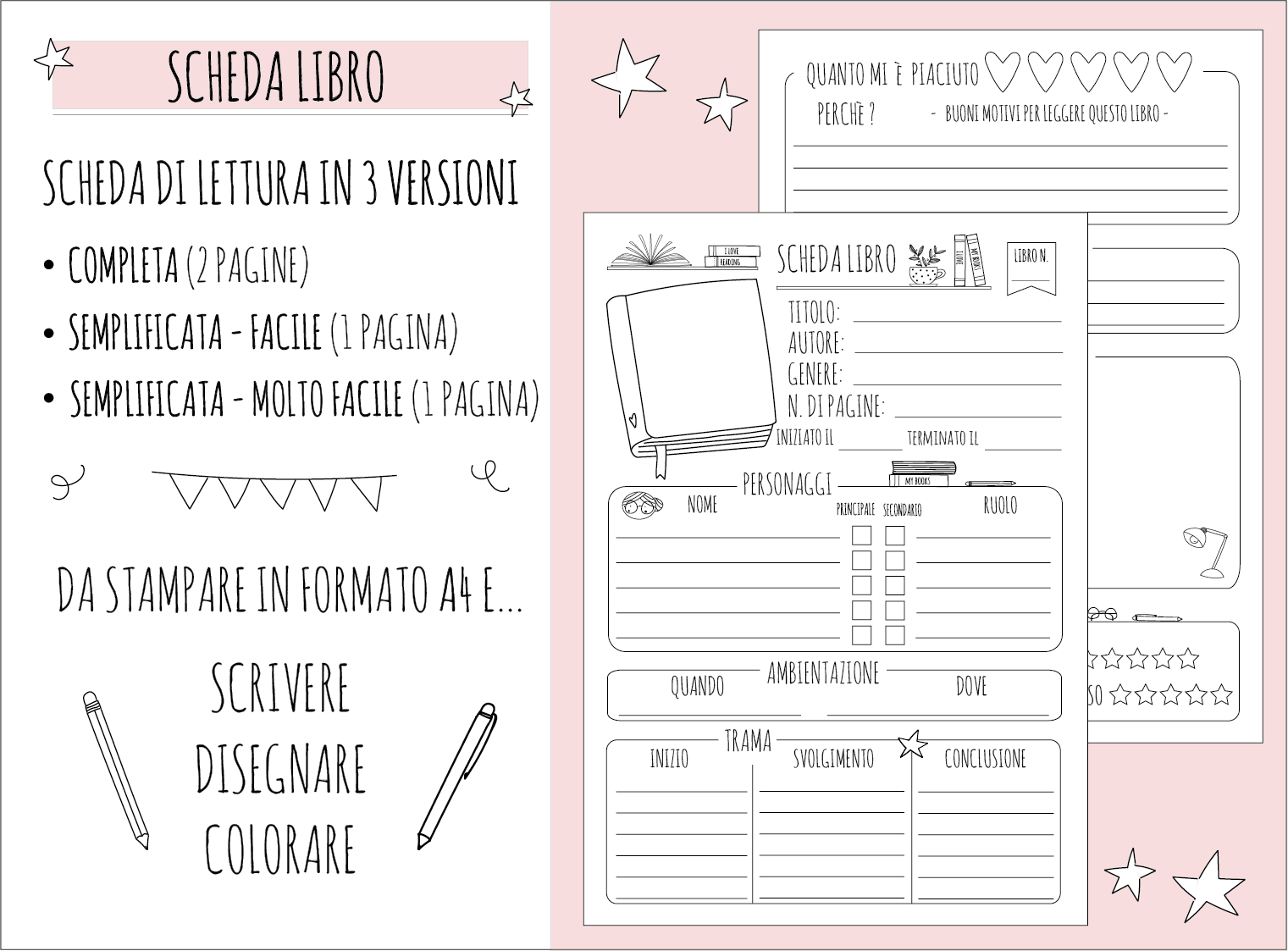 SCHEDE LIBRO - SCHEDE DI LETTURA DI UN LIBRO • Edudoro