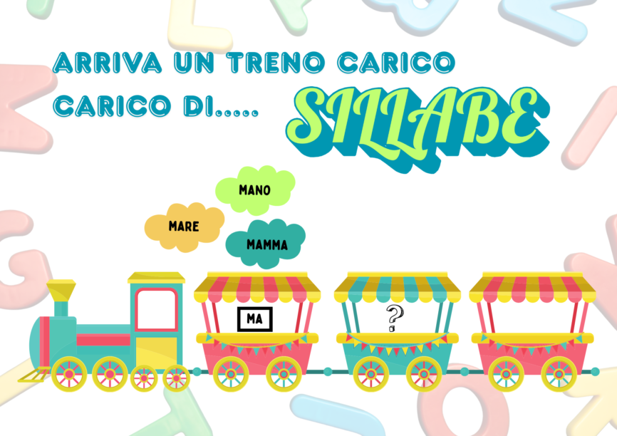 ARRIVA UN TRENO CARCICO CARICO DI...sillabe • Edudoro