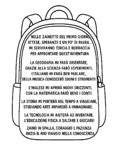 Filastrocca del primo giorno di scuola • Edudoro