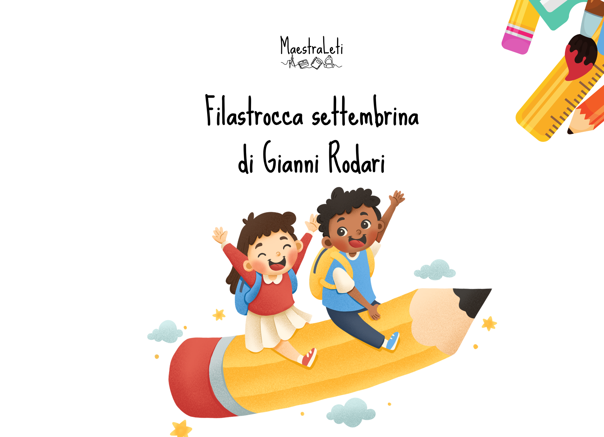 Filastrocca settembrina di Gianni Rodari • Edudoro