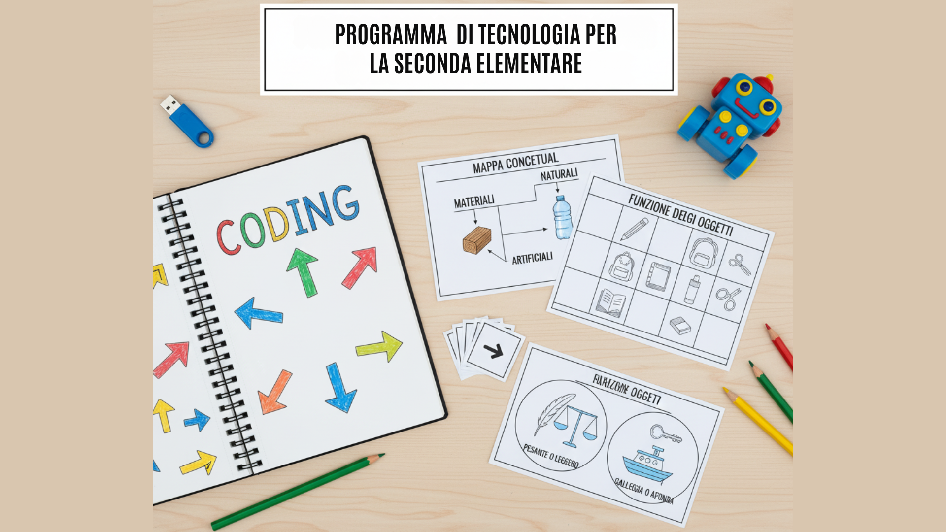 programma tecnologia completo SECONDA ELEMENTARE • Edudoro