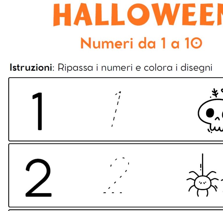 Halloween - I Numeri • Edudoro