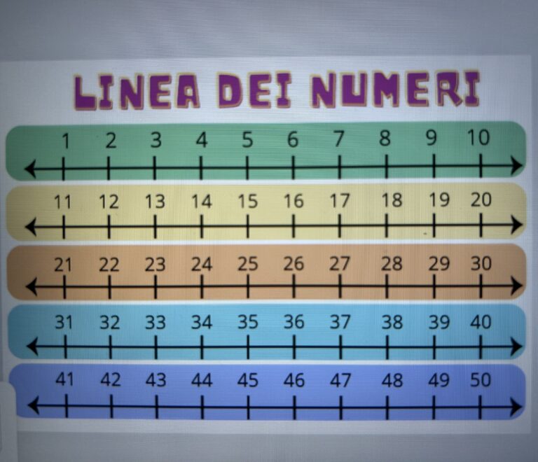 LINEA DEI NUMERI FINO A 100 • Edudoro
