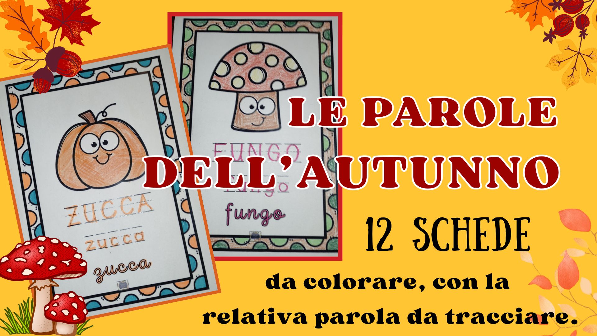 SCHEDE LE PAROLE DELL'AUTUNNO • Edudoro