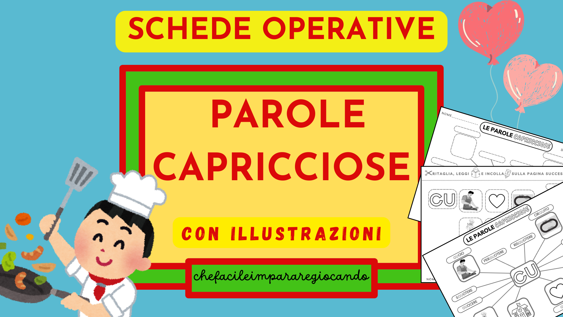 SCHEDE OPERATIVE - LE PAROLE CAPRICCIOSE • Edudoro
