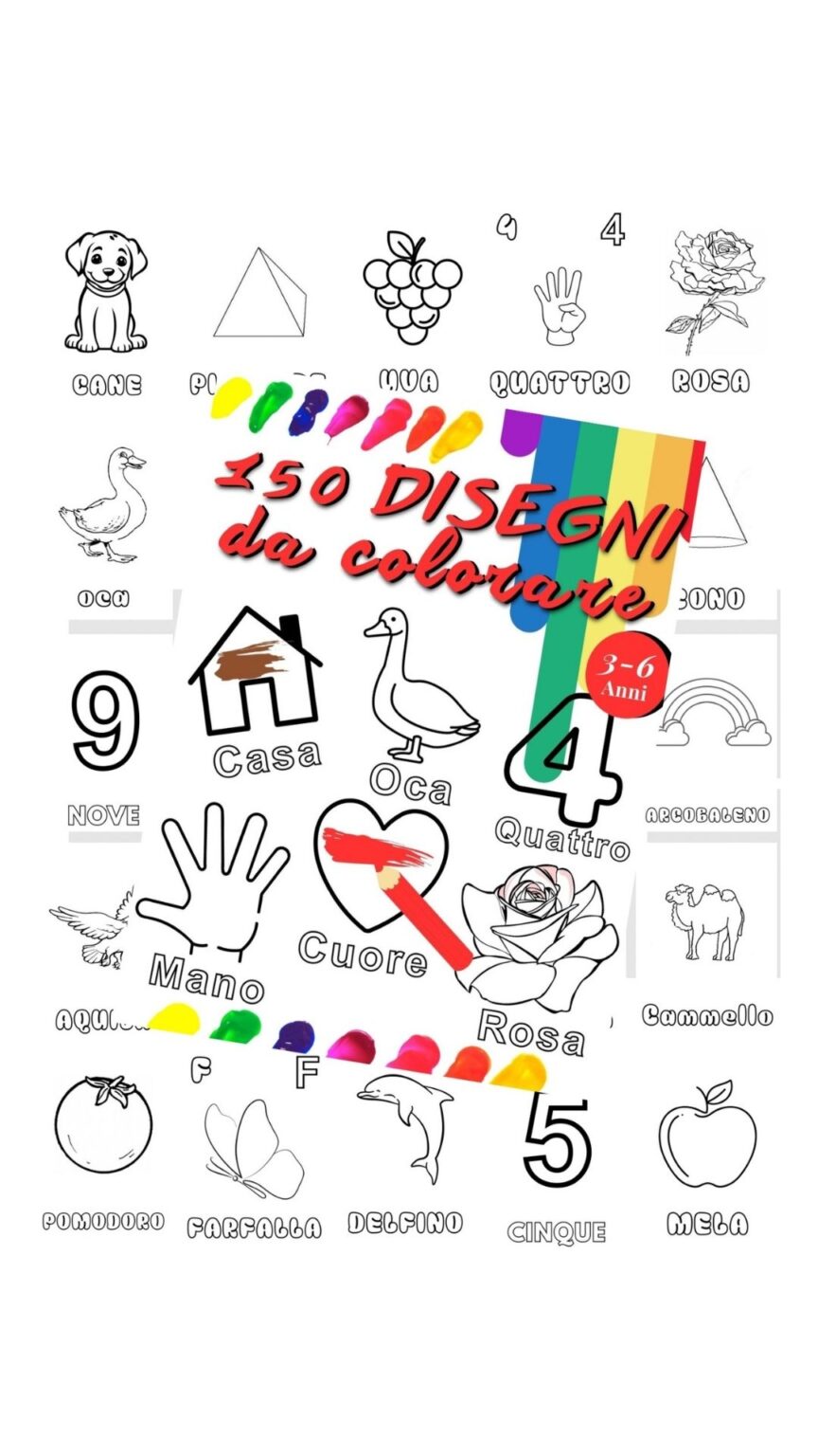150 Disegni da Colorare | illustrazioni | disegni | schede didattiche ...