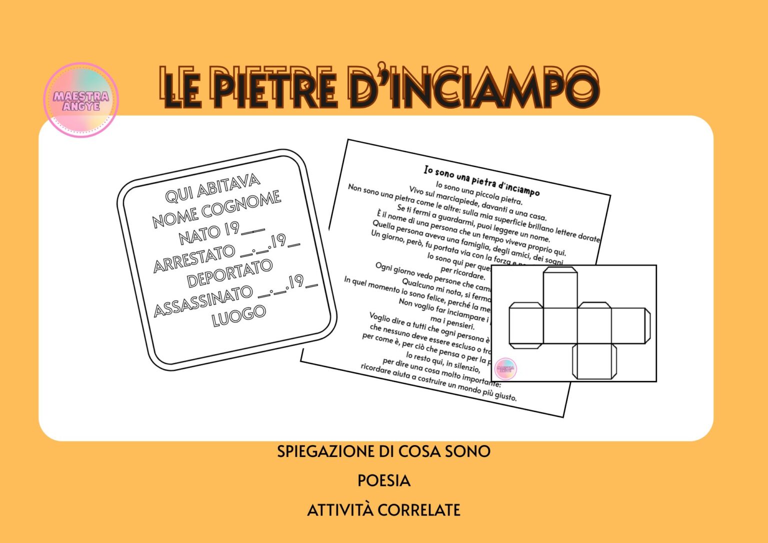 Le pietre d'inciampo - Giornata della Memoria • Edudoro